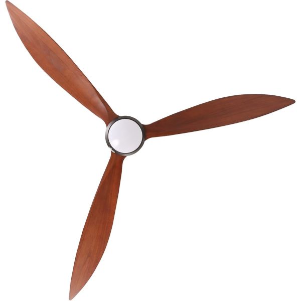 Quality 65 Contemporary Ceiling Fan Light with Voice Control and Dimmable LED Light for sale