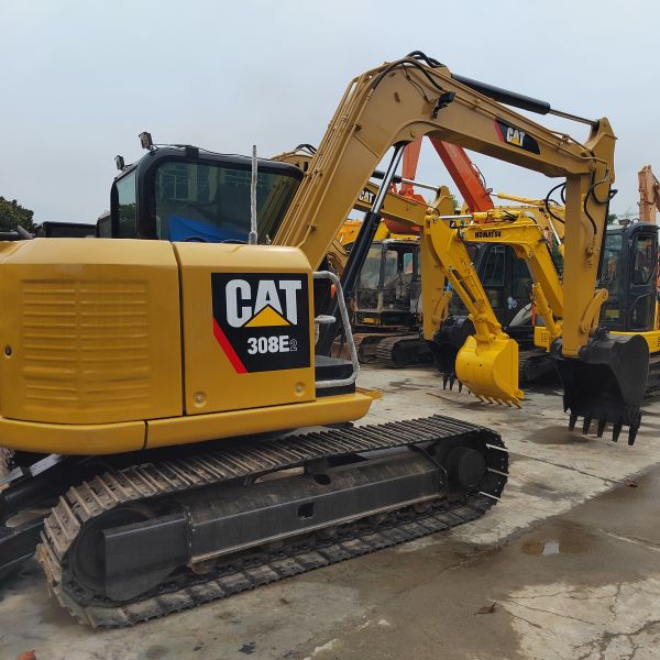 Quality Powerful Yellow Hydraulic Used CAT Excavator Crawler Type 2nd Hand Diggers CAT308D for sale
