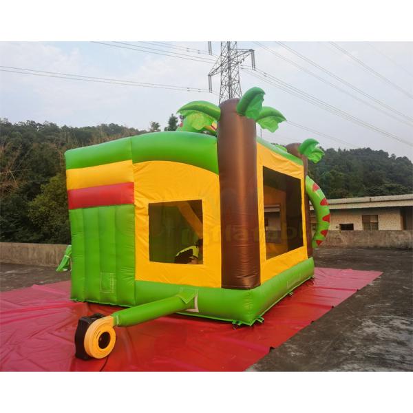 Quality Dinosaur Inflatable Bounce Houses Kids Jumping Castle Combo Slide for sale