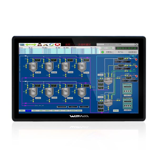 Quality 21.5 Inch Industrial Tablet PC with 10 Points Capacitive Touch Screen and 7/24 Working All in One Panel PC for sale