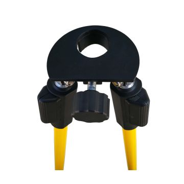 Quality Twist Lock Range Pole With Prism GNSS Prism Pole Bipod for sale