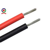 Quality DC Rated Black Red 6mm² 1500V Double Insulated Solar Pv Cable for sale