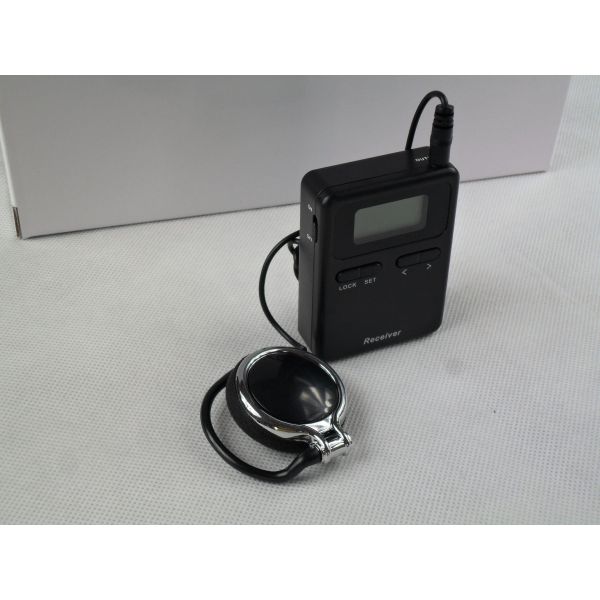Quality 008A Mini Wireless Audio Guide System Transmitter And Receiver For Scenic Spot for sale