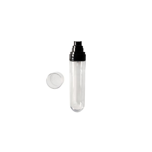 Quality 100ml Cosmetic Spray Bottle Plastic Transparent Fine Mist Sprayer Bottle for sale