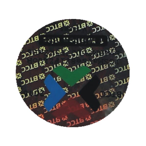 Quality Hot Stamping Custom Size Tamper Evident Security Labels for sale
