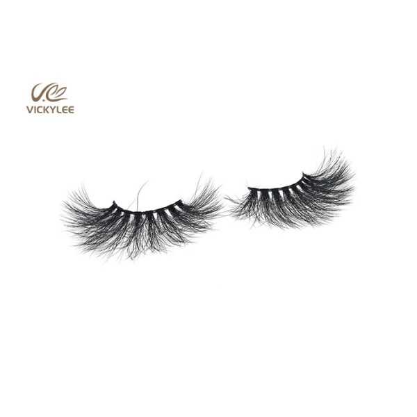 Quality Natural Black Cotton Stalk 27mm False Lashes Dramatic for sale