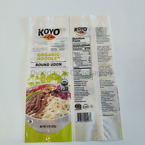 Quality Flexible Back Seal Bag Snack Food Easy Tear Moisture Proof Plastic Pillow Mylar Bag for sale