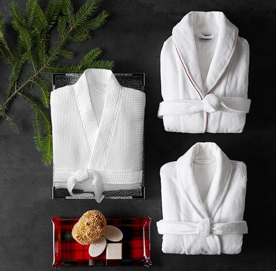 Quality Customized Logo Terry Design Material 100% Cotton Hotel Bathrobe for sale