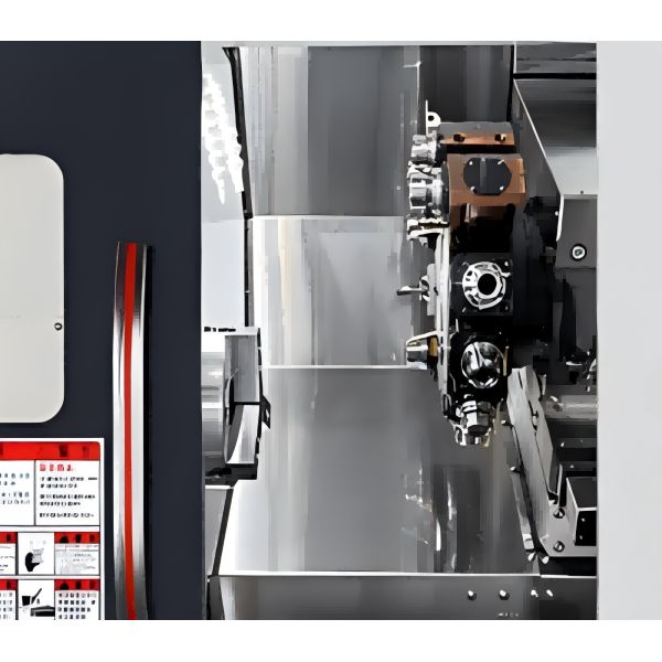 Quality Medium Duty Custom Dual Turret Cnc Lathe With SYNTEC CNC Control System for sale