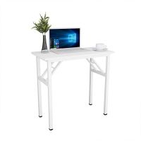 China Small Computer Desk Folding Table No Assembly Sturdy Small Writing Desk Folding Desk factory