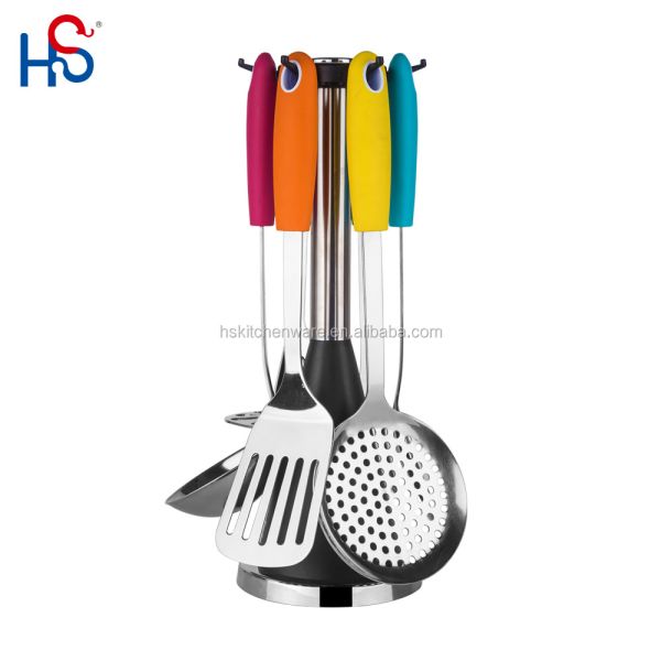 Quality Metal Kitchen Cookware Food Turner Sets Stainless Steel Customized Logo for sale