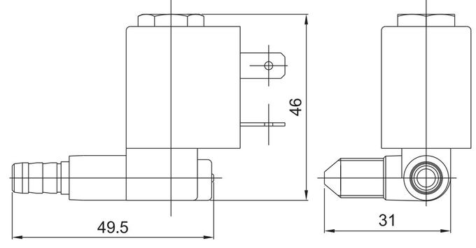 5503 CEME Type Brass Solenoid Valve For Electronic Steam Iron Cleaner 12V 24V 110V 220V 3