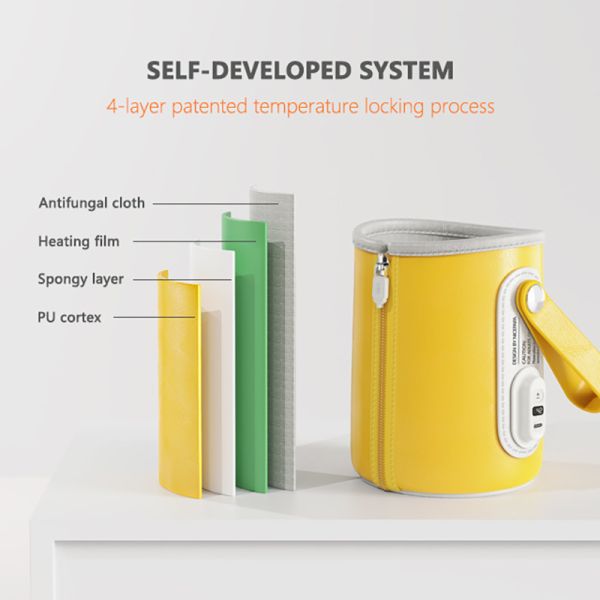 Quality Temperature Control Bottle Instant Milk Warmer Type C 5V 2A Prefect On The Go for sale