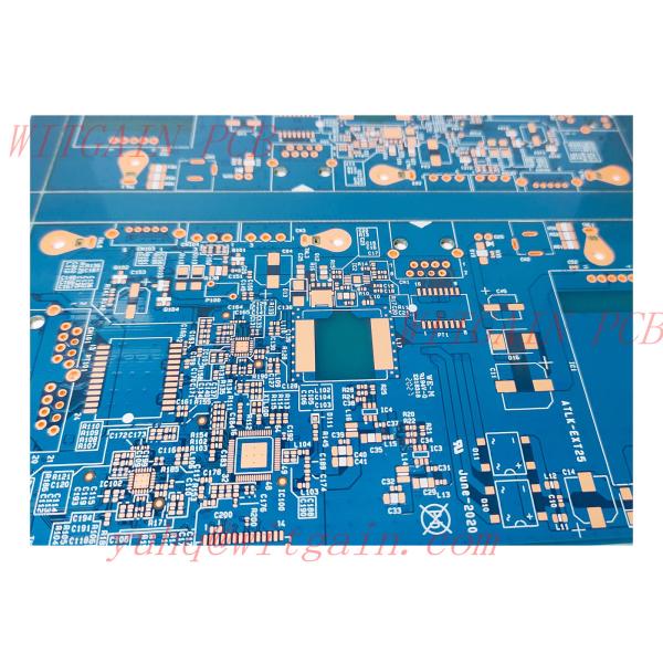 Quality 1.6MM Blue Solder Mask OSP 4 Layer Printed Circuit Board for sale
