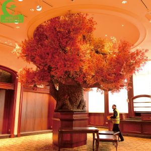 Quality igh Simulation Maple Tree Autumn Leaves Landscaping Tree Faux Maple Trees for for sale