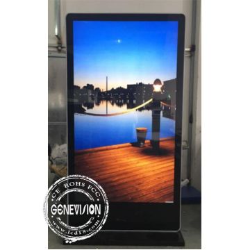 Quality 4K 75 Inch Windows 10 WiFi Kiosk Digital Signage 400cd/m2 for sale