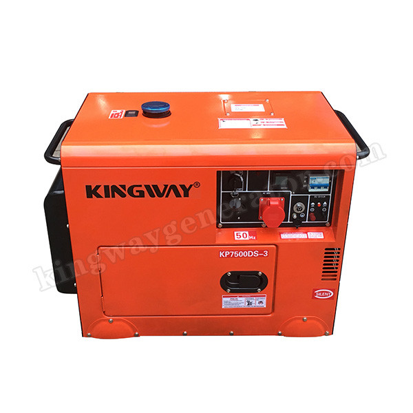 Quality Open Style 5KW Air Cooled Portable Generator Emergency Use With 25L Fuel Tank for sale