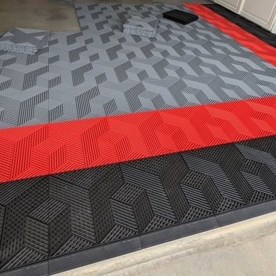 Quality SILK Strength car grate plastic modular interlocking tiles PP garage floor tiles for sale