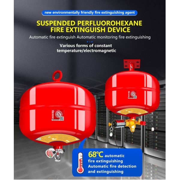 Quality Hanging FM200 Automatic Fire Extinguisher Without Pollution For Meeting Room for sale