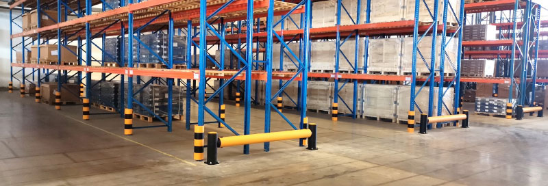 Racking Upright Protectors  Rack End  Protector Guard  Warehouse Safety Bollard