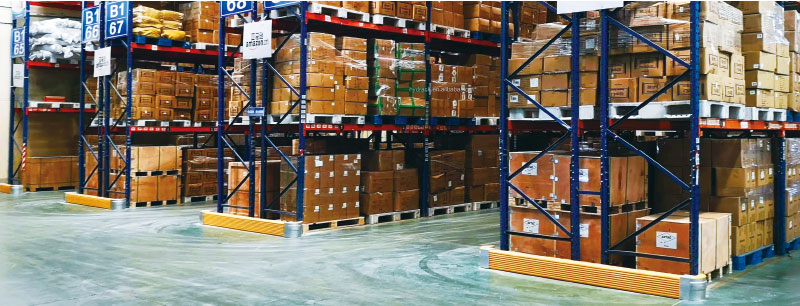Racking Upright Protectors  Rack End  Protector Guard  Warehouse Safety Bollard
