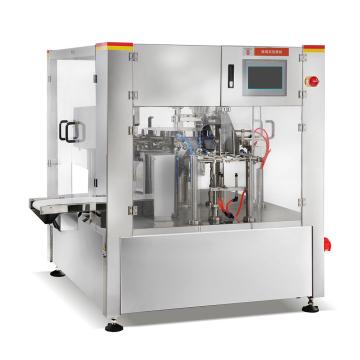 Quality Rotary Vacuum Bag 50 Bpm Premade Pouch Packing Machine for sale