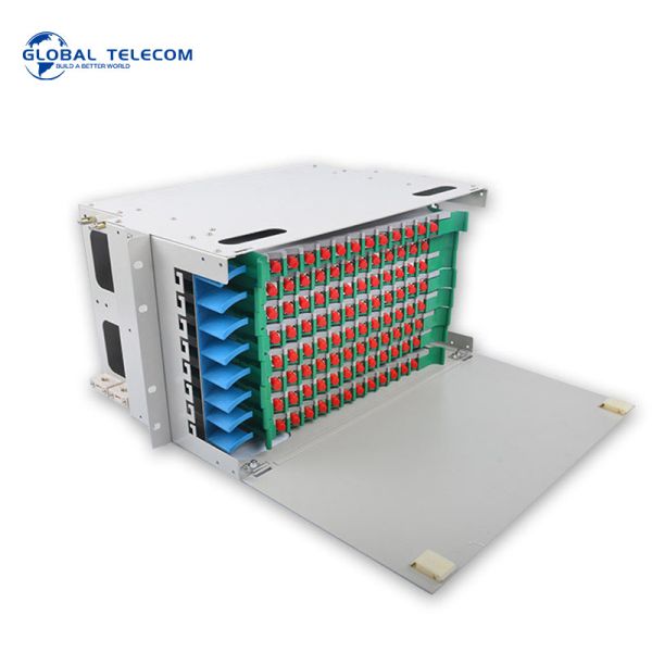 Quality Odf Fiber Optic Patch Panel Wall Mounted 12 24 48 96 144 Port for sale