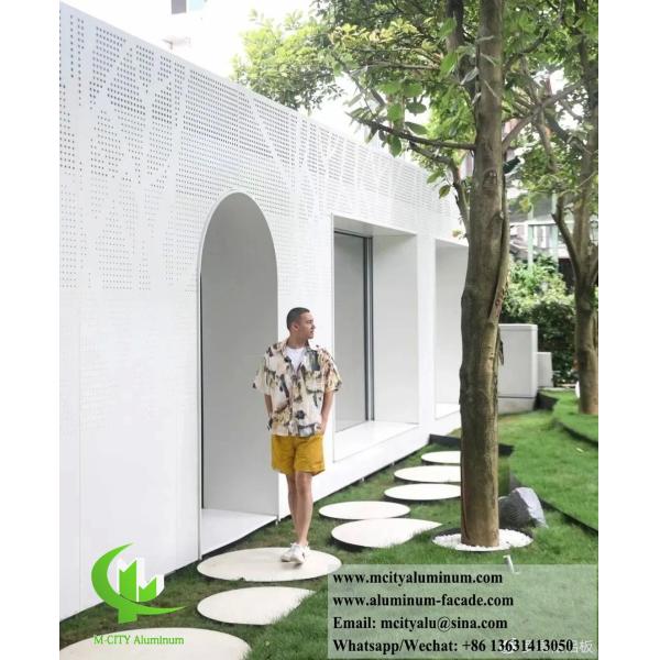 Quality Perforated Aluminium Cladding Metal Sheet Screen For Facades for sale