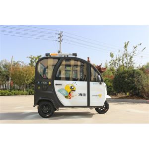 Quality CCC 3 Wheel Enclosed Electric Tricycle Road Legal Passenger Trike Electric for sale