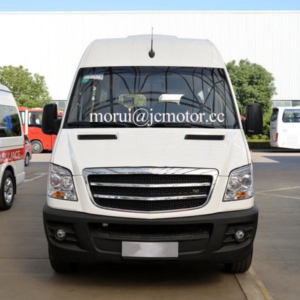Quality Customized Sprinter EV Van Electric Student Employee Shuttle Bus Mileage 350km for sale