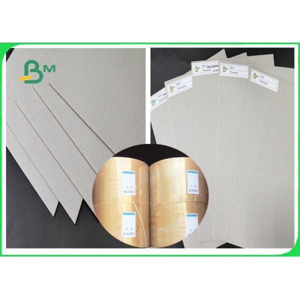 Quality 1MM 1.5MM 2MM Grey Chipboard Paper / Grey Cardboard Not Easy To Deform for sale