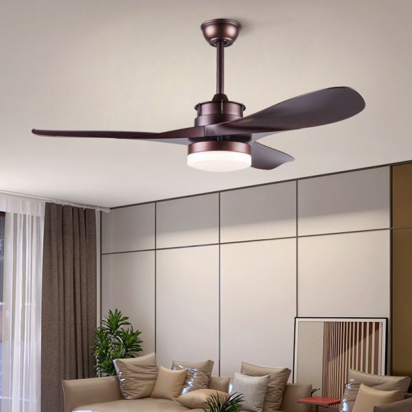 Quality ABS Fan 46 Inch Modern Design Ceiling Fan With Lamp Remote Control 3 Blades Ceiling Fan Lights Ventilador De Techo Con Luz for sale