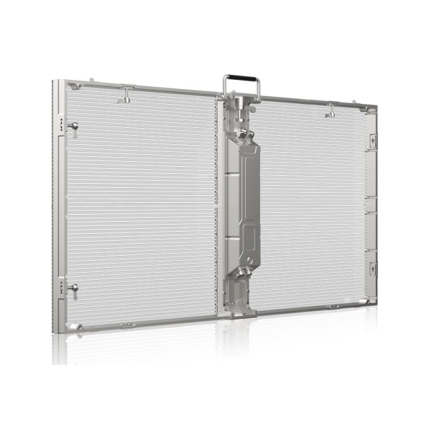 Quality HR P3.9 Transparent LED Curtain Screen Advertising 70% Transparent Glass Wall for sale