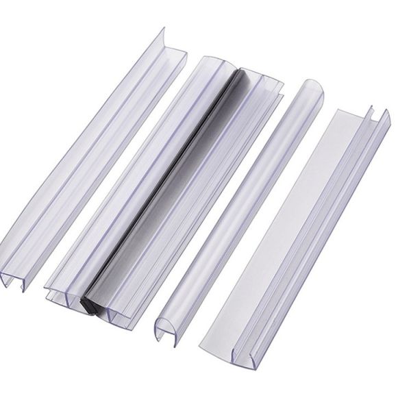 Quality High Quality PVC Rubber Waterproof Seal Strip for Modern Bathroom Shower and Sliding Glass Door for Garage Use for sale