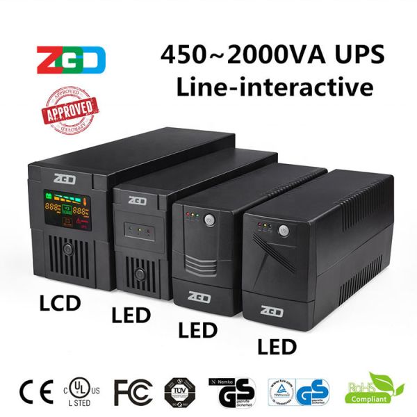 Quality 110V/120VAC 1200W 2000VA Line Interactive UPS Mini Ups For Computer for sale