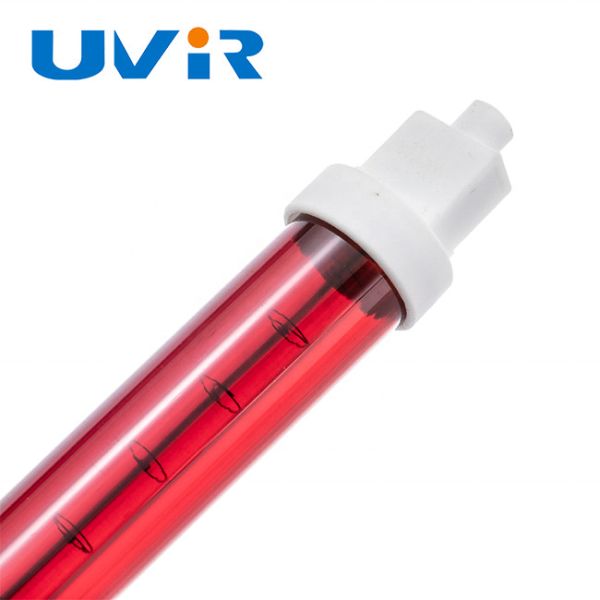 Quality Ruby Quartz Infrared Heating Lamp 1500mm R7ST Base for sale