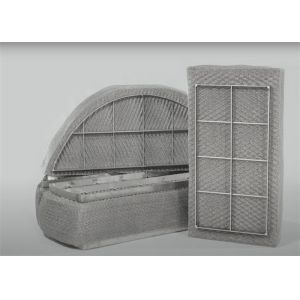Quality Diameter 0.3mm Wire Mesh Demister Pads Vessel For Pollution Control for sale