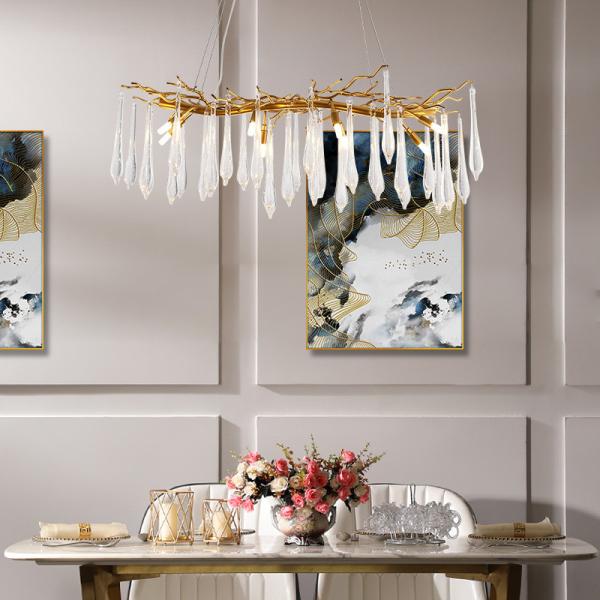 Quality Water Droplet Chandelier High End Pendant Lights AC220V 5m2 -35m2 for sale