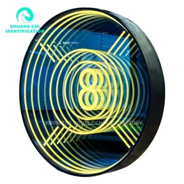 Quality Customization Abyss Neon Mirror Advertising Light Boxes for Wall-Mounted or for sale