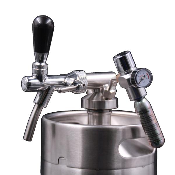 Quality Carbonated Pressurized 5L Mini Keg Beer Dispenser CO2 System for sale