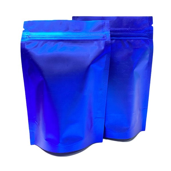 Quality Recyclable LDPE Plastic Child Proof Zipper 3.5g Mylar Bags Royal Blue Red Pink Orange Black Golden Storage Solutions for sale