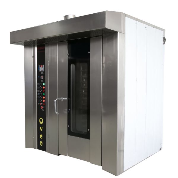 Quality High Capacity 12/32/64 Trays Rotary Electric Convection Bakery Pizza Oven for Baking for sale