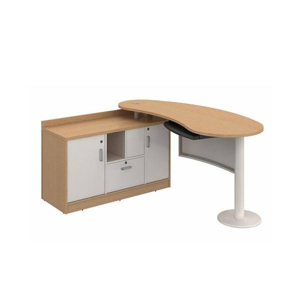 Quality Metal Leg Popular Office MDF Executive Furniture Office Desk for sale