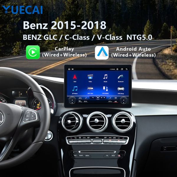 Quality GLC C-Class V-Class Mercedes Benz Head Unit 2000*1200 NTG5.0 MTK8667 Platform 8 Core for sale