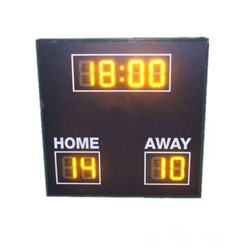 Quality 8 Digits Simple Function LED Football Scoreboard With Wire Controller for sale