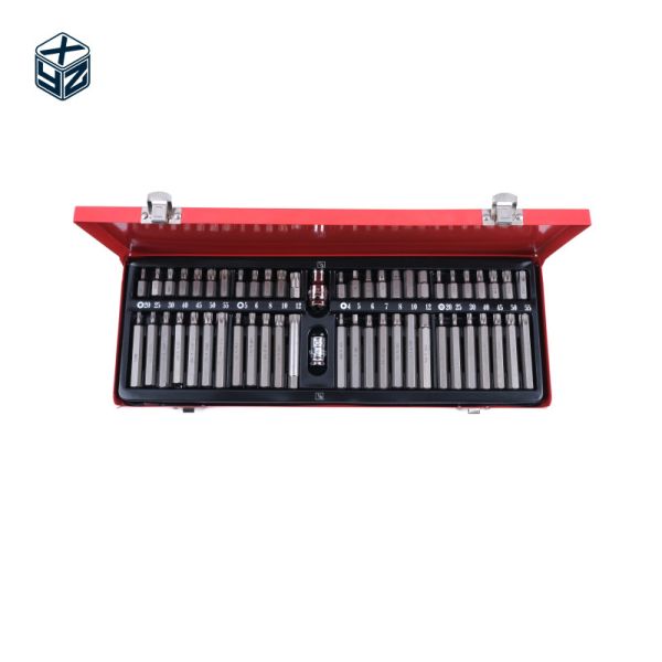 Quality Muliti-Purpose High Batch Head Accuracy Precision Machining CRV 54pcs Steel Box for sale