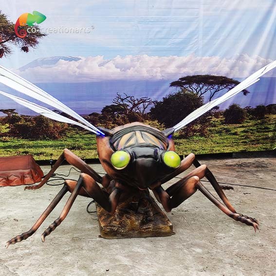 Quality Waterproofing Animatronic Insects Cicada for sale