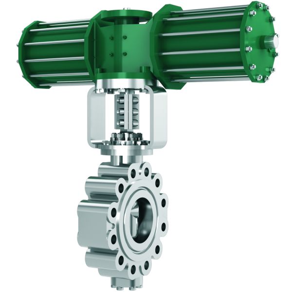 Quality DN450 High Pressure Drop Control Valve , Class4500 Butterfly Control Valve for sale