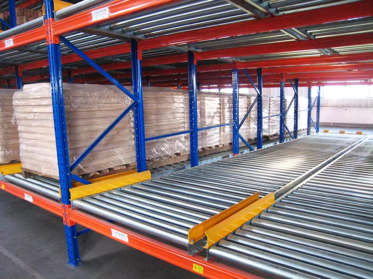 Quality Heavy Duty Gravity Racking High Density Pallet Live Racking For Warehouse Storage for sale