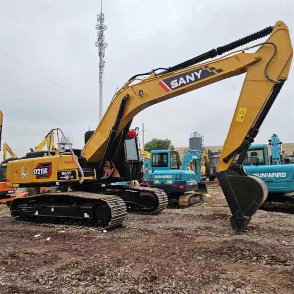 Quality 118Kw Used Crawler Excavator 21 Tons Weight Sany Sy215c Excavator for sale